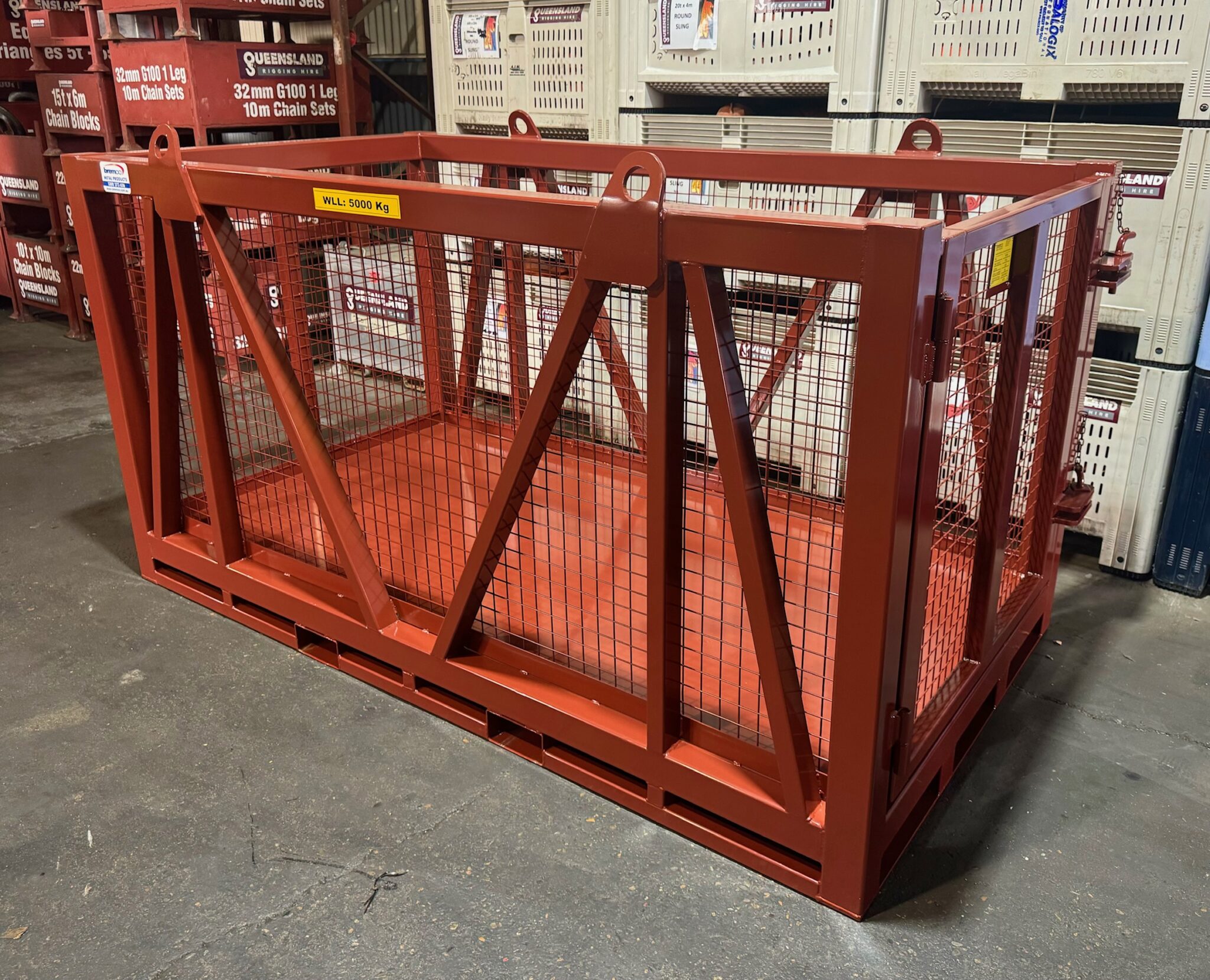 Crane Liftable Goods Cages | Hire & Rental | Brisbane, Queensland
